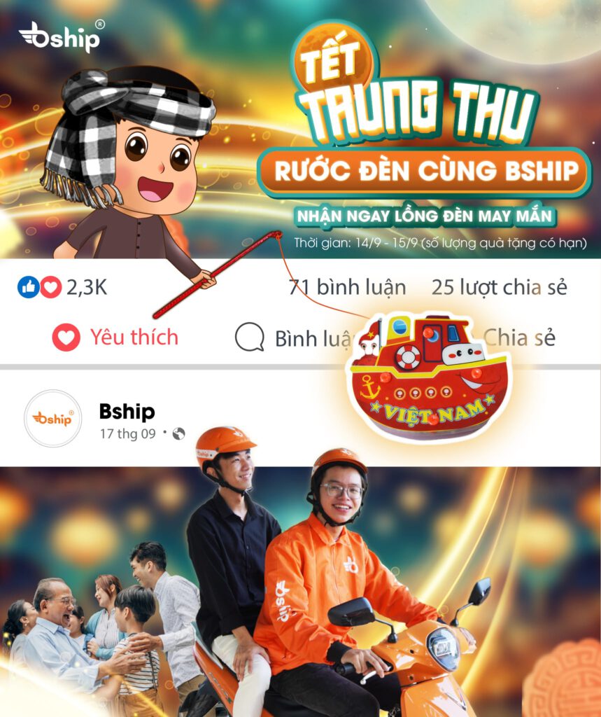 CHƯƠNG TRÌNH TẾT TRUNG THU: RƯỚC ĐÈN CÙNG BSHIP | Bship